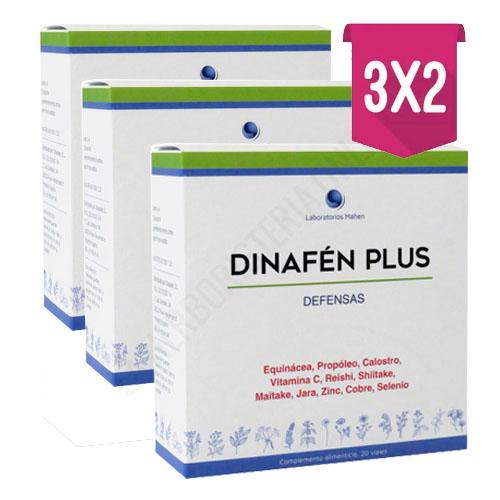 PACK AHORRO 3X2 Dinafen PLUS fórmula reforzada con oligoelementos Mahen ...