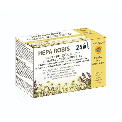 Hepa Robis infusión cuidado hepático Robis 20 infusiones | ROBIS ...