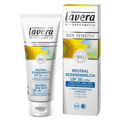 Crema Solar Neutral Sunsensitive FPS 20 Lavera 75 ml. | LAVERA ...